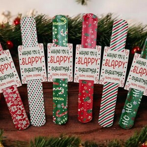 Personalized Christmas Slap Bracelets for Kids Fun Holiday Gift With ...