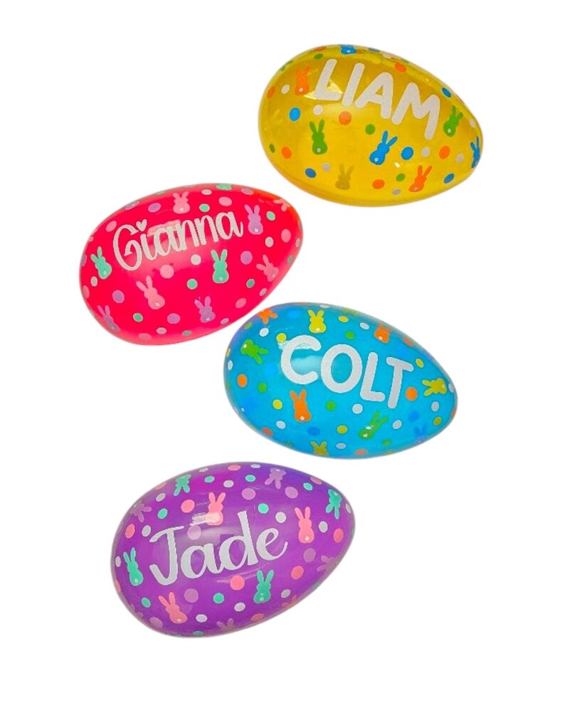Personalized Large Fillable Easter Egg – Custom Name Easter Gift ...