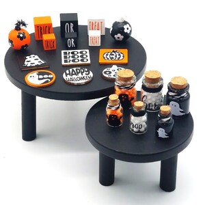 Halloween Miniatures, Mini Pumpkins, Mini Halloween Signs, Halloween ...