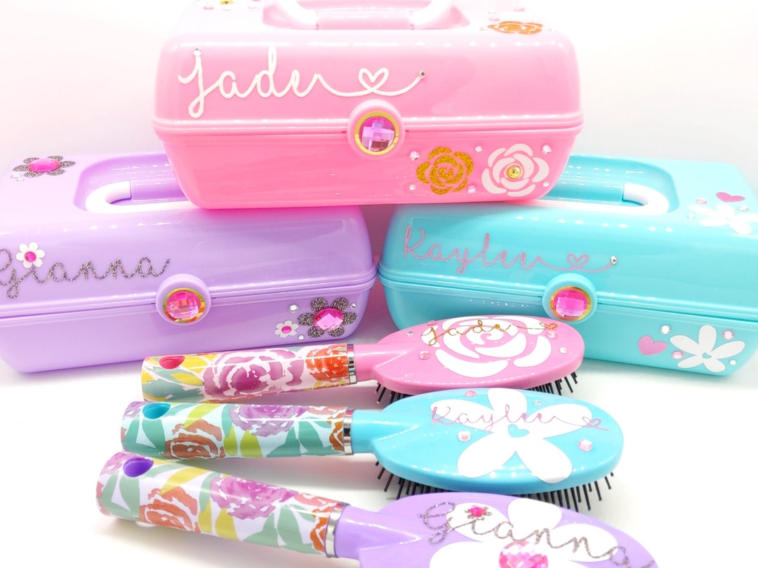 Personalized Makeup Box, Mini Personalized Beauty Box, Mini Makeup Case ...