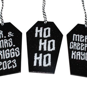 Merry Creepmas Gift Tags - Creepmas Ornaments - Christmas Tree ...
