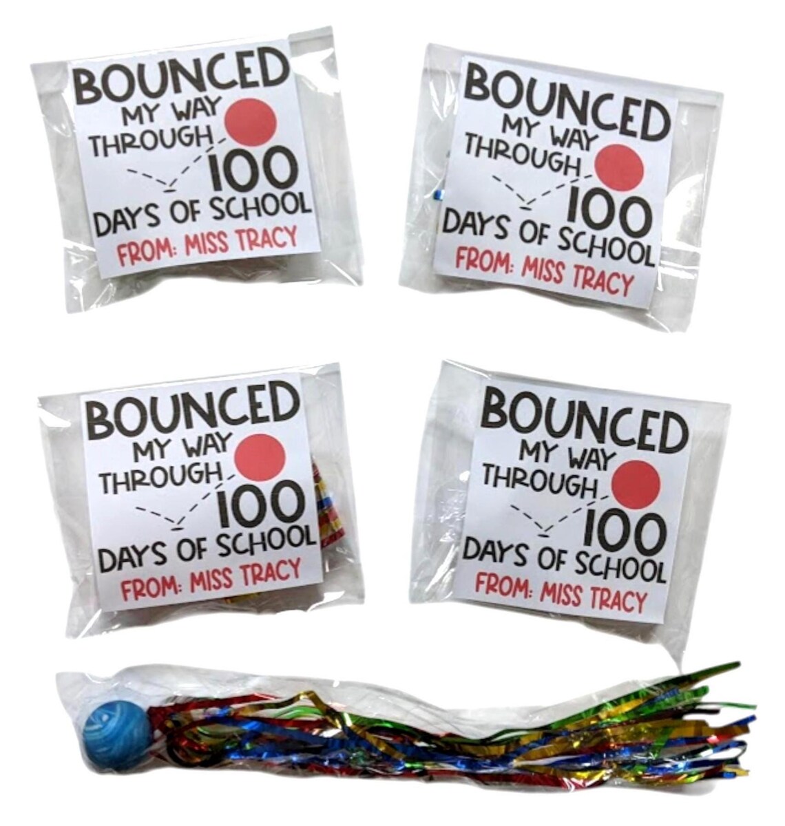 100th Day of School Celebrations - Classmate School Favors - Ready to ...