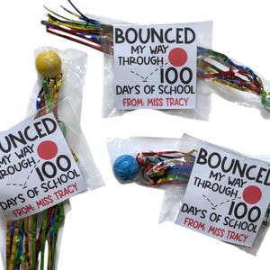 100th Day of School Celebrations - Classmate School Favors - Ready to ...