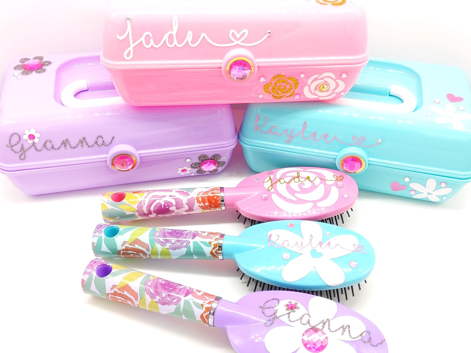 Personalized Makeup Box Mini Personalized Beauty Box Mini | Etsy