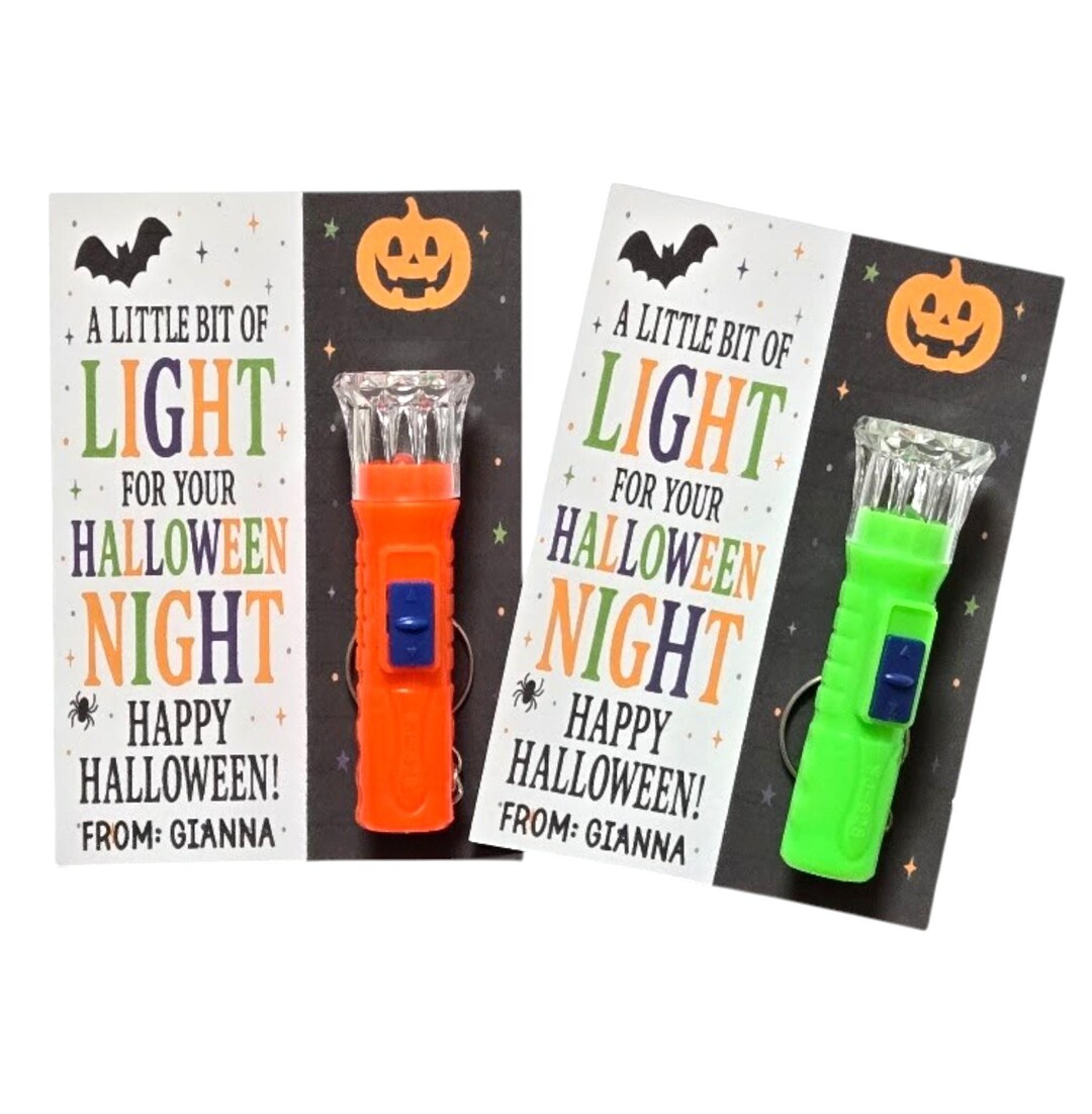 Halloween Mini Flashlight: Halloween Party Favors, Halloween Student ...