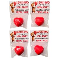I Squish You a Happy Valentine's Day Gift Tag Squishy Fidget Toy for ...