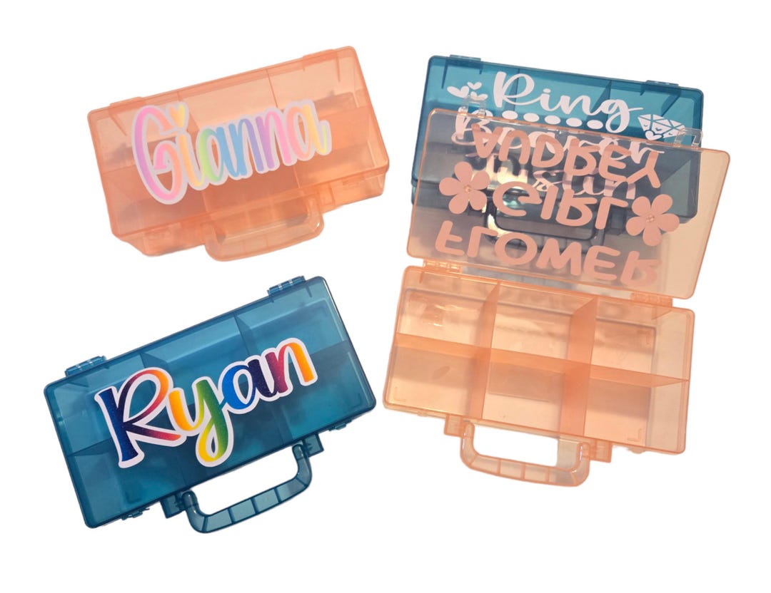 Personalized Snackle Container - Travel Snack Cases - Travel Toy Box ...