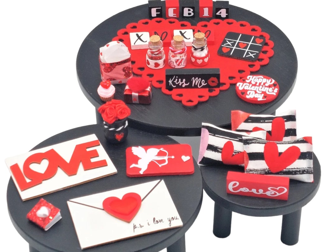 Valentine's Day Miniatures, Valentine's Day Gift, Valentine's Day ...