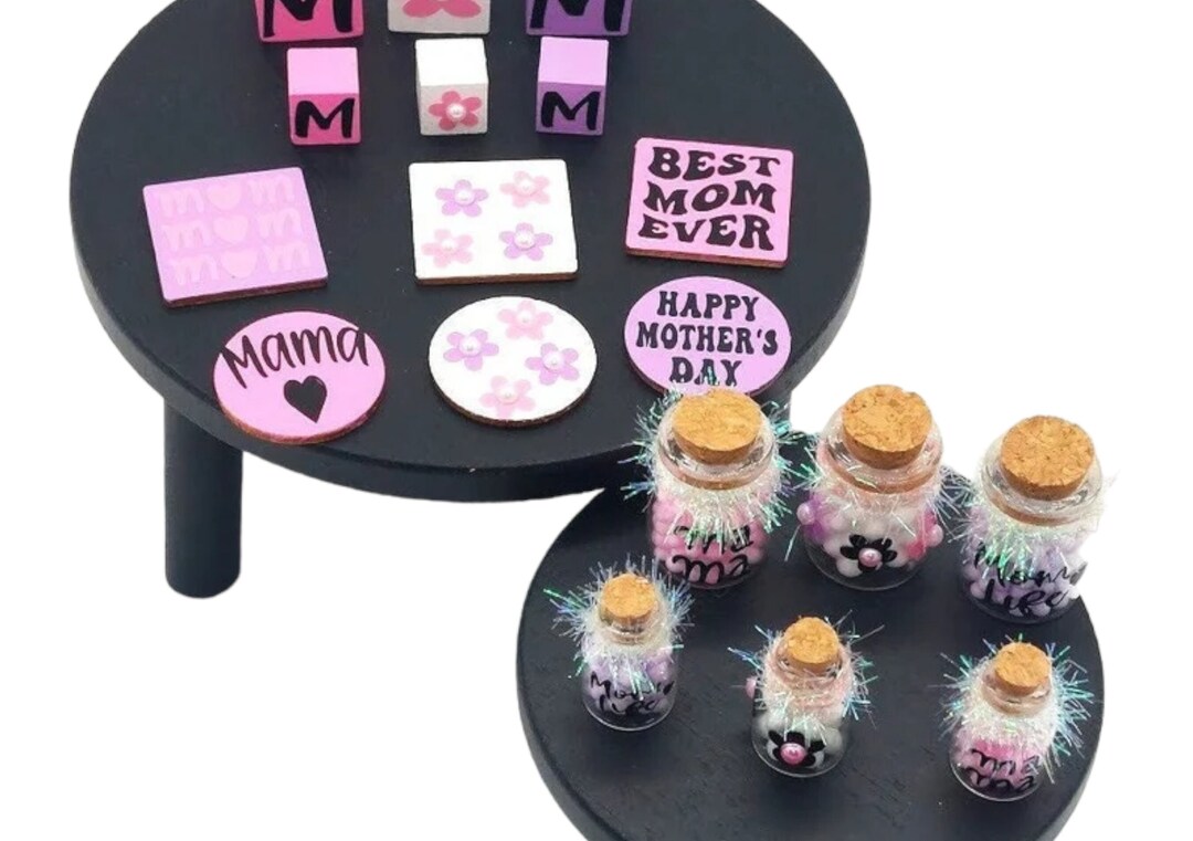 Mother's Day Gift, Mother's Day Miniatures, Gifts for Moms, Dollhouse ...