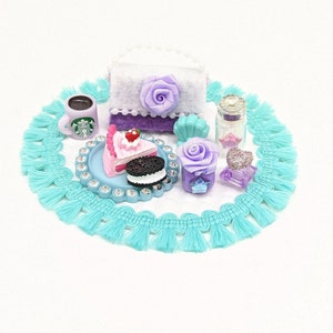 Dollhouse Mermaid Kitchen Set, Mermaid Bed, Doll Furniture, Mermaid ...