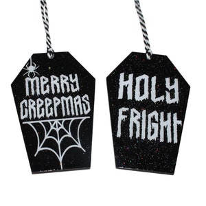 Merry Creepmas Gift Tags - Creepmas Ornaments - Christmas Tree ...