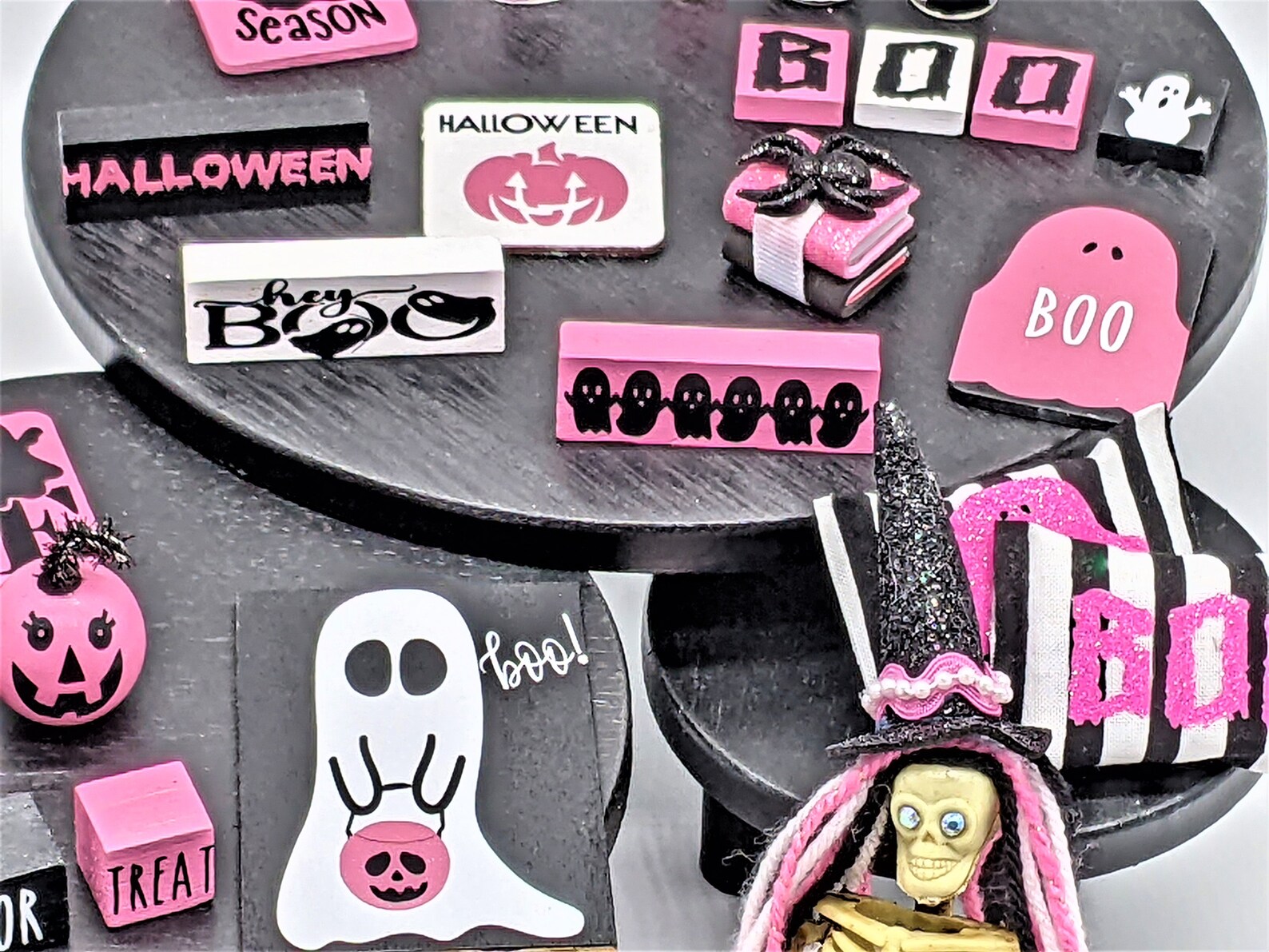 Dollhouse Halloween Miniatures Mini Skeletons Ghost - Etsy