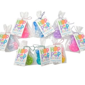 Easter Bunny Pop It Fidget Gifts – Classroom Exchange Favor With ...