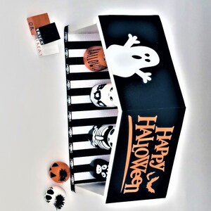 Spooky Haunted House, Wood Haunted House, Wood Peg Dolls, Halloween ...