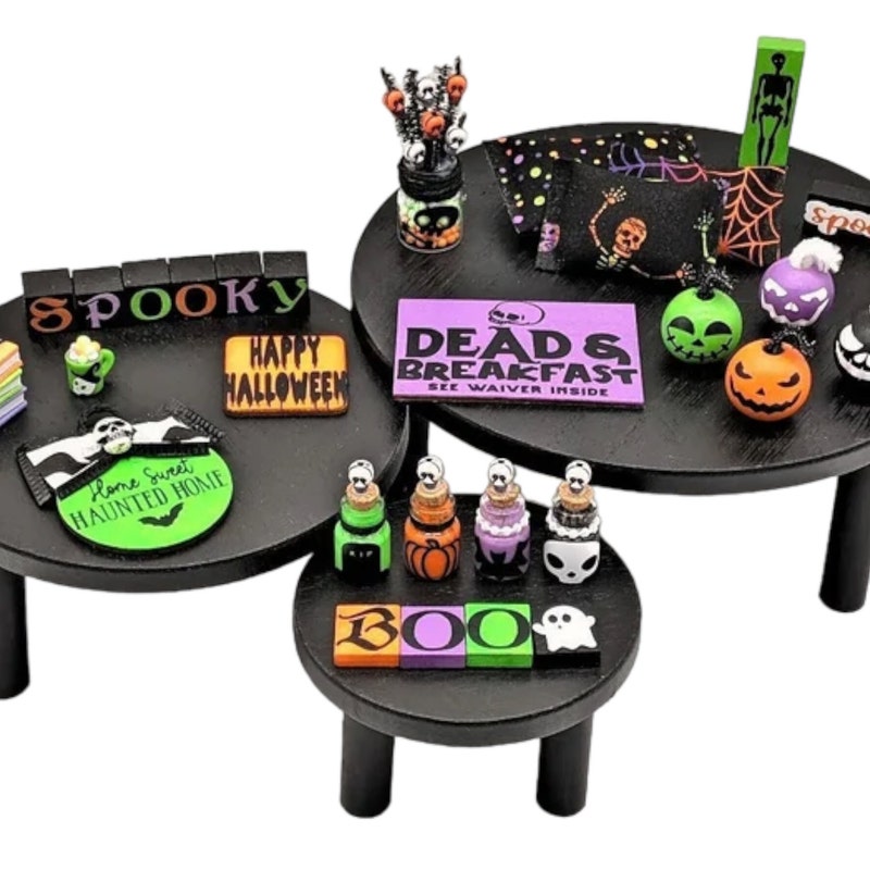 Halloween Miniatures - Etsy