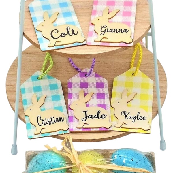 Easter Basket Tags - Etsy
