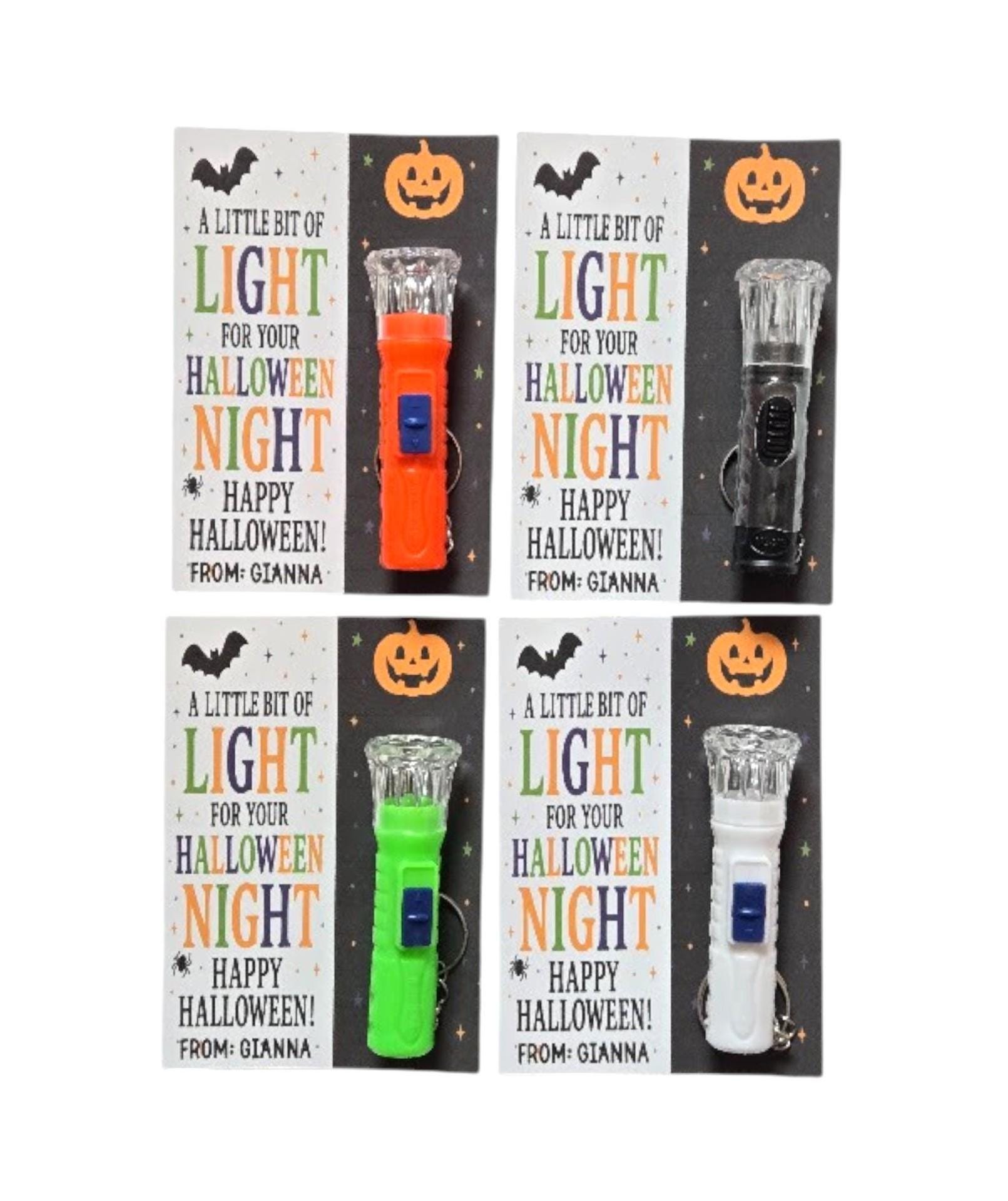 Halloween Mini Flashlight: Halloween Class Favors, Halloween Party ...