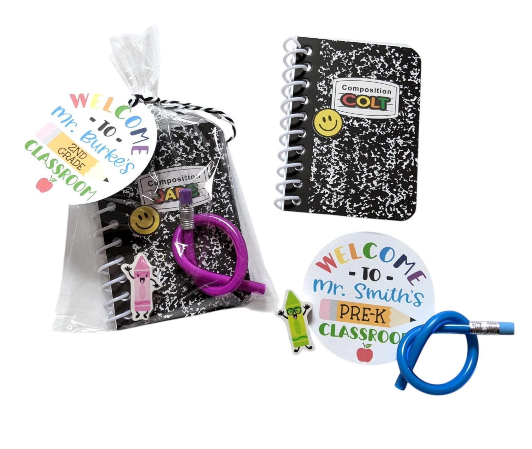 Personalized Class Gift From Teacher, First Day of School Favor Bags ...