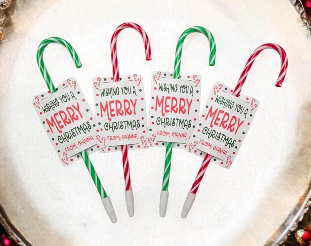 Large Christmas Pens With Personalized Gift Tag, Perfect for Kids ...
