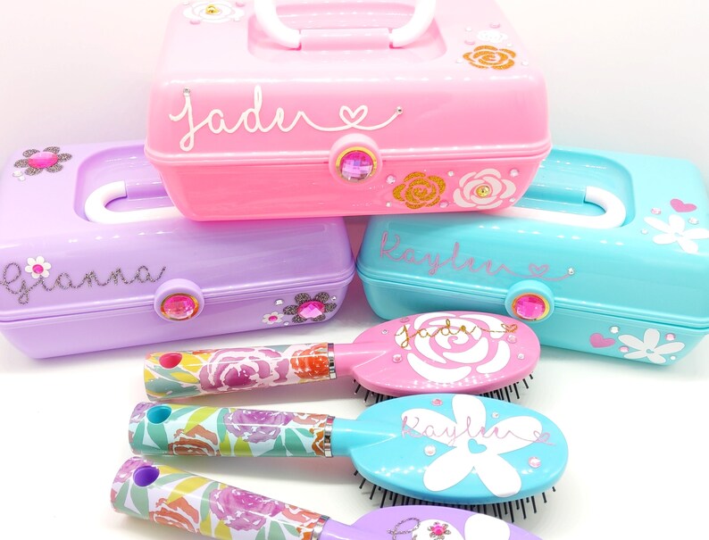 Personalized Makeup Box Mini Personalized Beauty Box Mini | Etsy