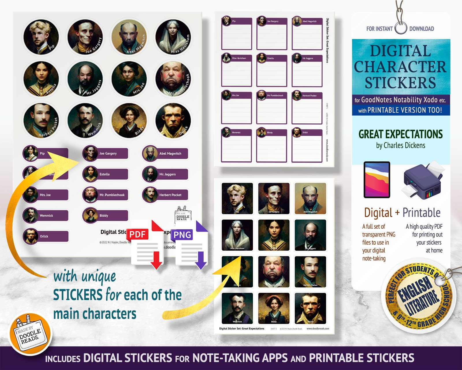 Dr. Jekyll and Mr. Hyde: Character Digital Stickers for Note-taking ...