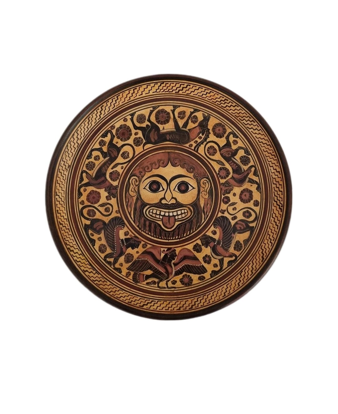 Corinthian Period 600 B.C Wall Plate + Plate Holder - Etsy