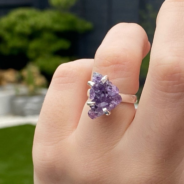 Geode Ring - Etsy