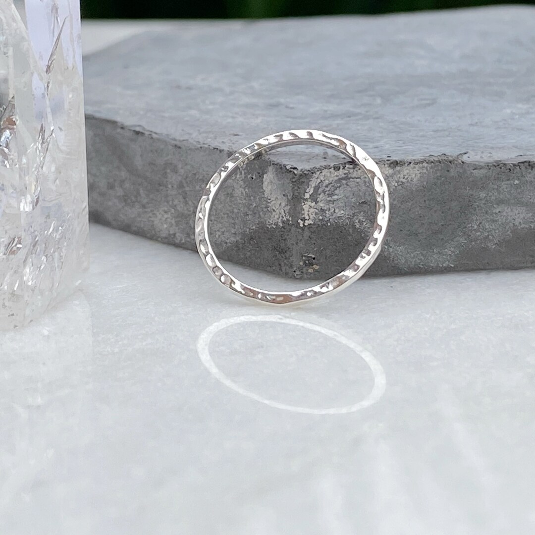 Thin Sterling Silver Stackable Rings, Silver Stacking Rings, Silver ...