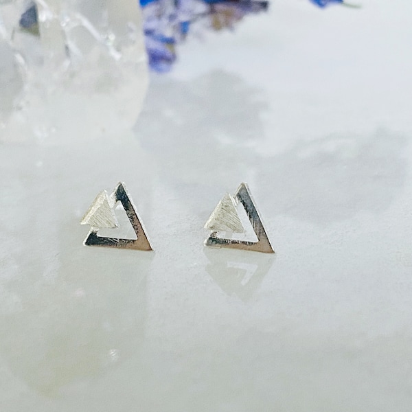 Triangle Earrings - Etsy