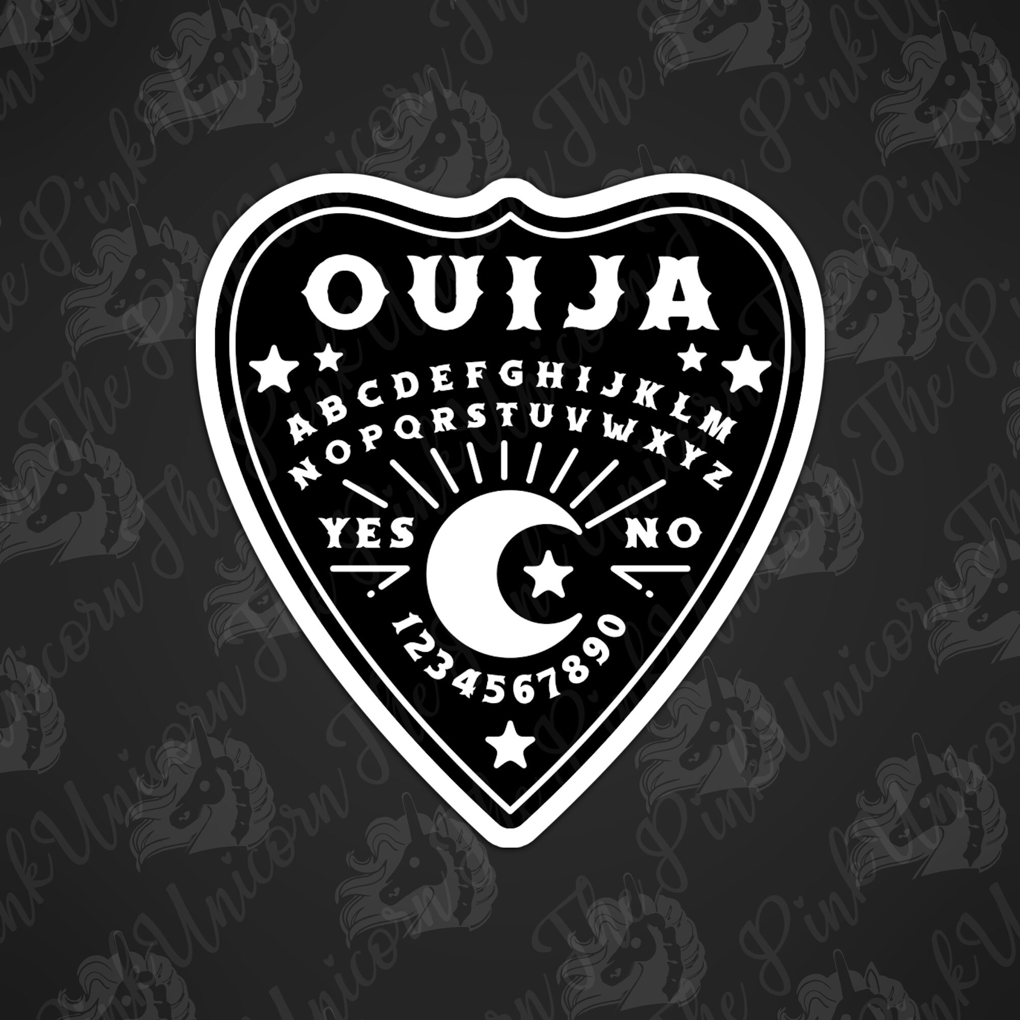 Ouija Vinyl Sticker. Occult Sticker. Planner Sticker | Etsy