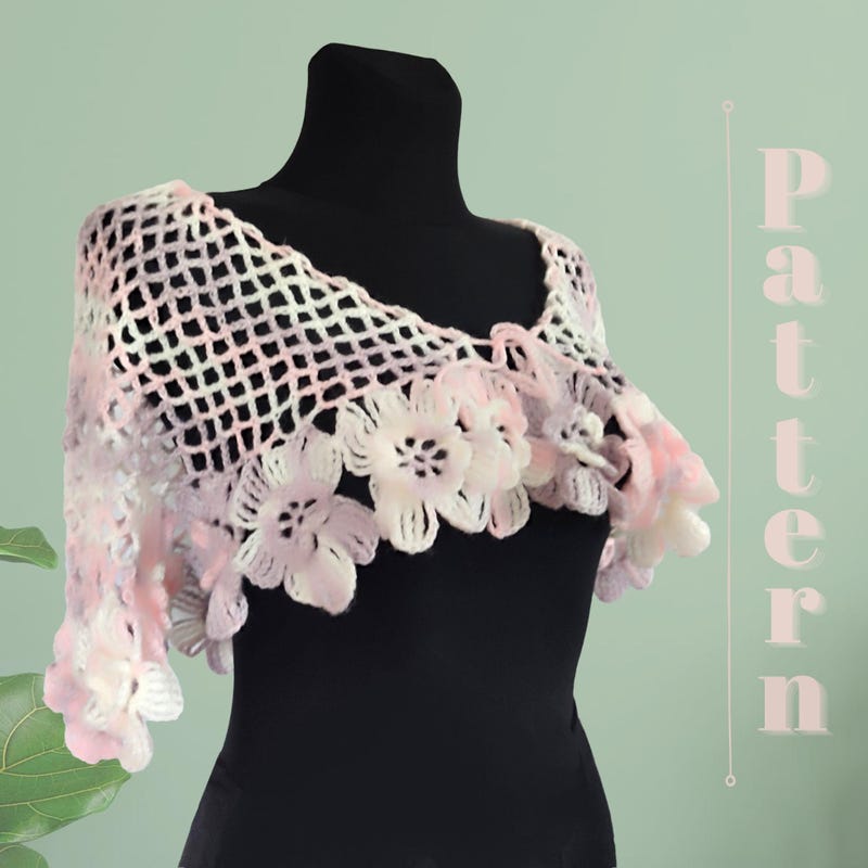 Floral Capelet Pattern - Etsy
