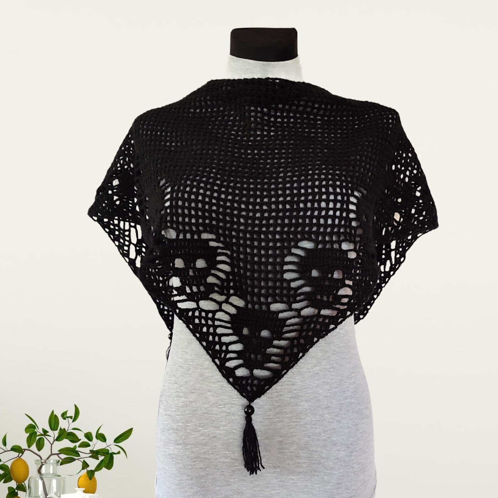 Crochet Halloween Scarf PATTERN, Skull Shawl Pattern, 2 PDF, Tutorial ...