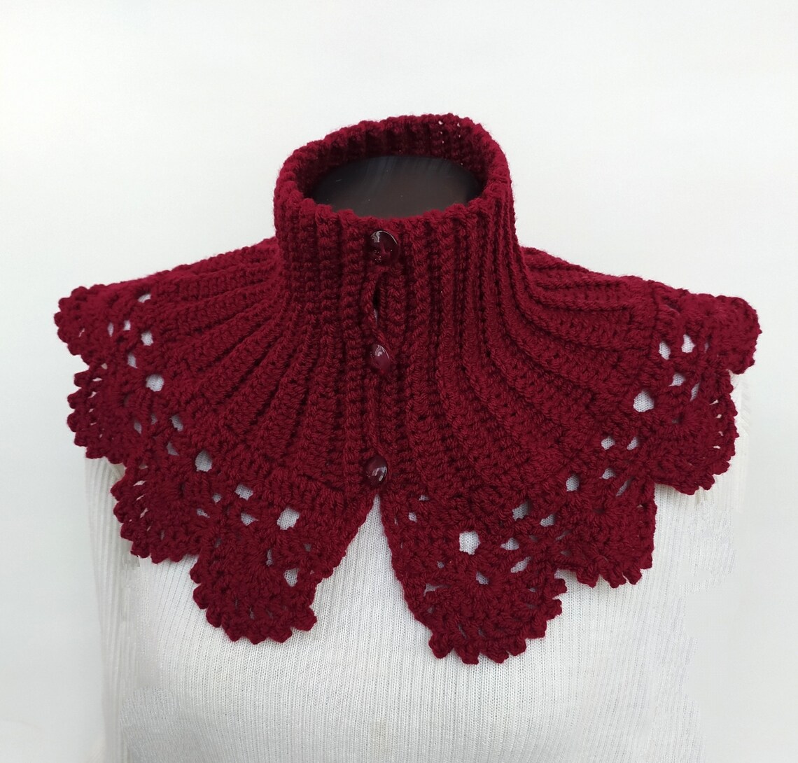 Crochet Woman Capelet PATTERN Crochet Collar Tutorial With - Etsy
