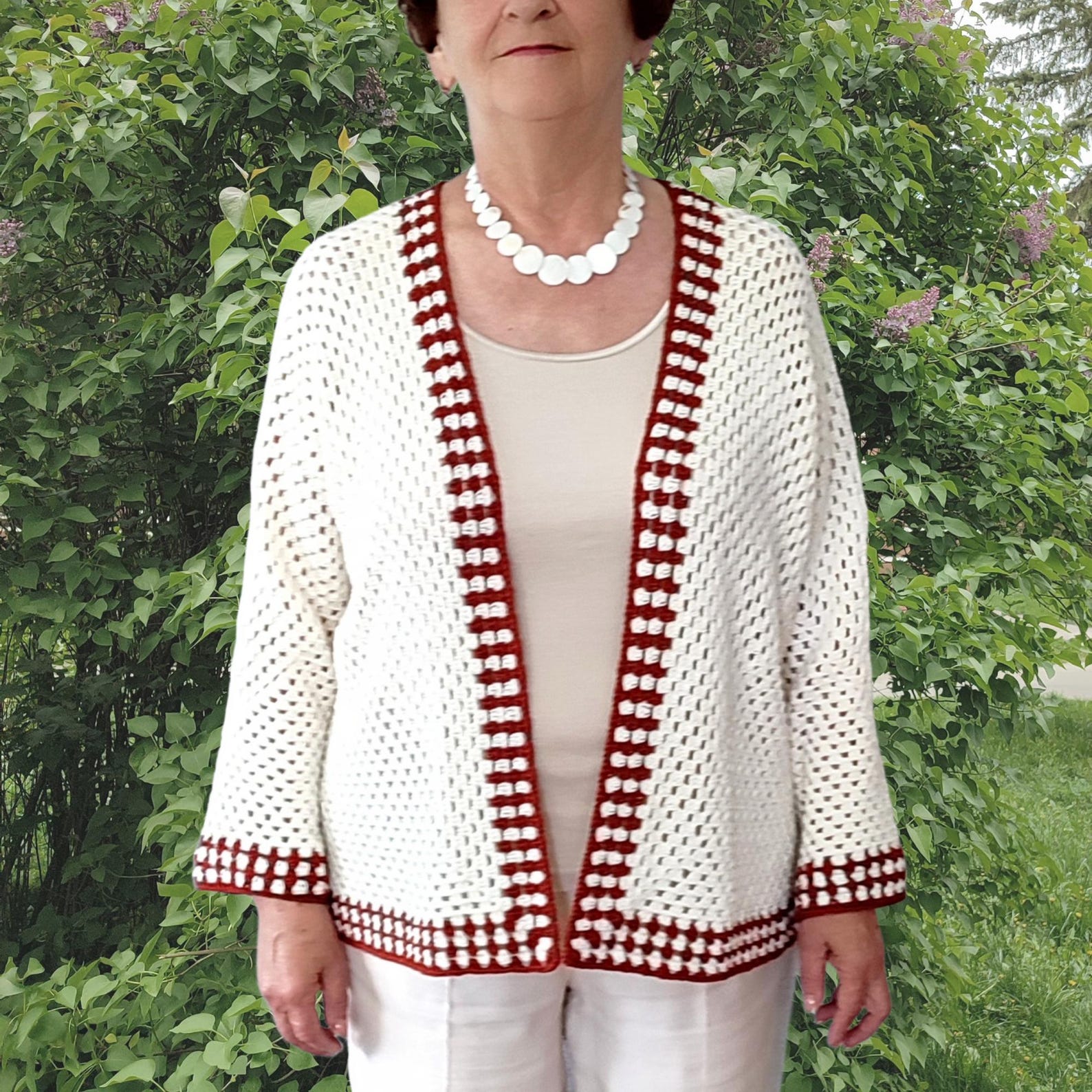 Crochet Woman Cardigan Pattern, Tutorial, Photos, and Charts, Granny ...