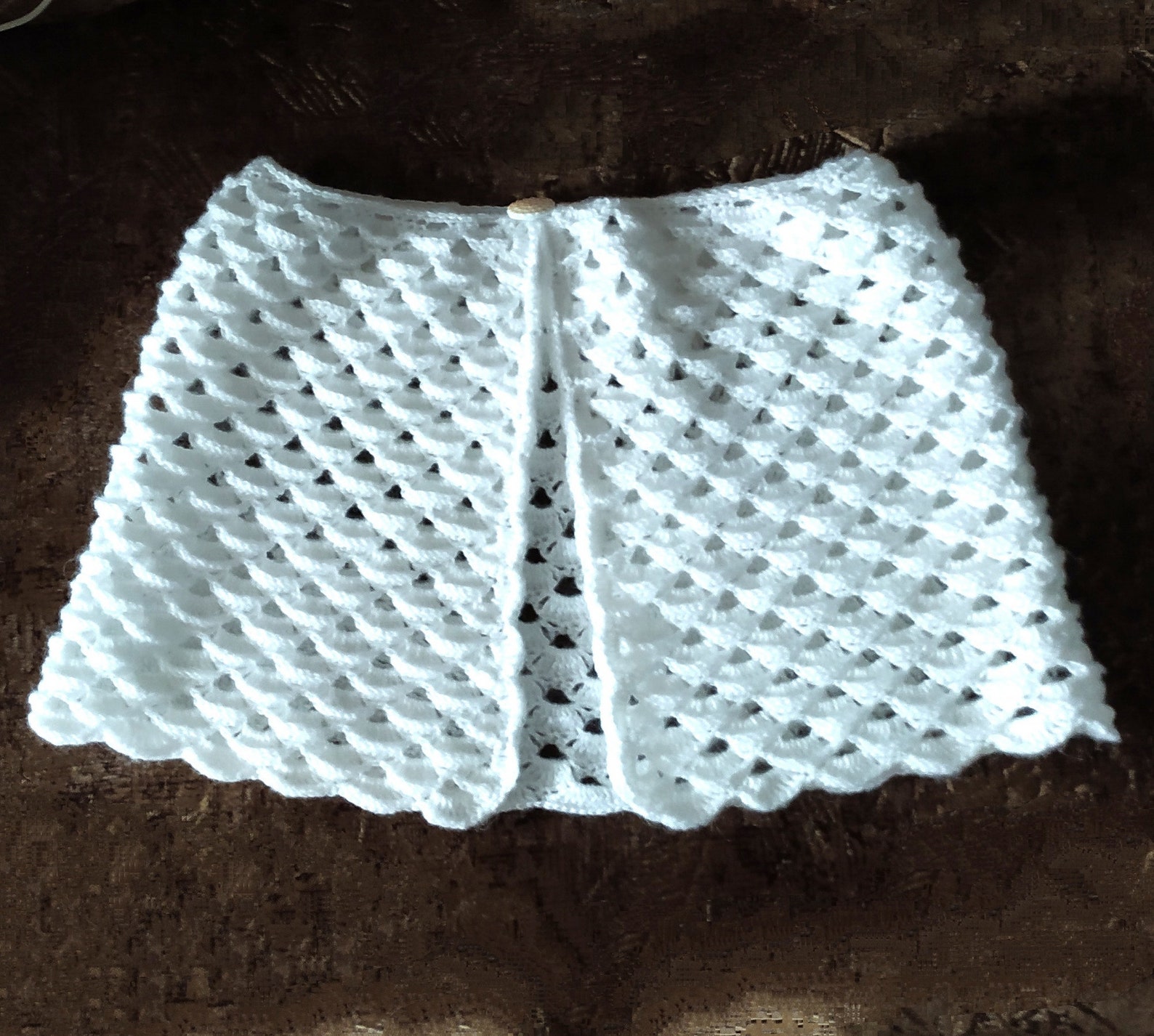 Crochet Lace Capelet PATTERN for Women - Etsy