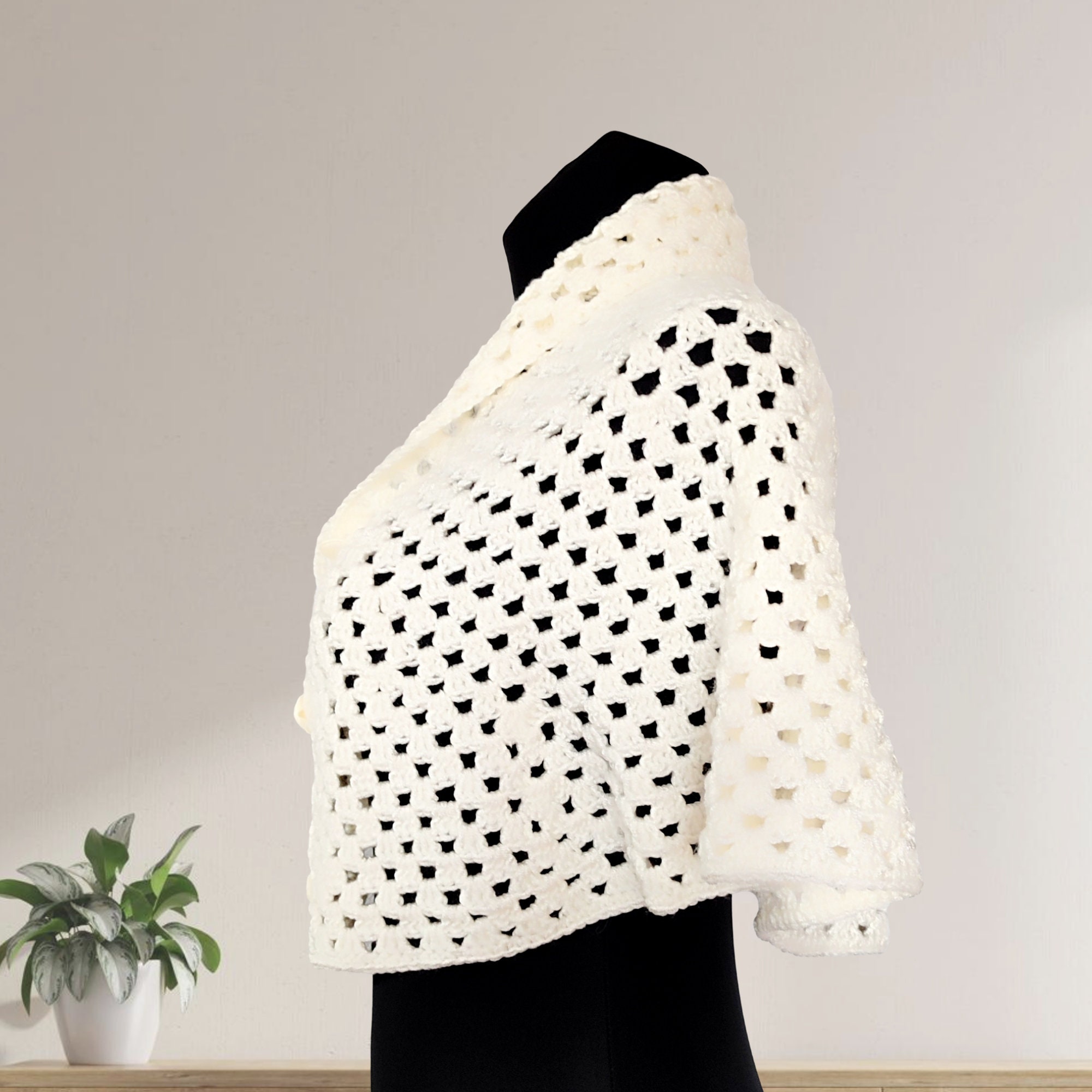 Crochet Capelet and Shawl PATTERN, Tutorial, Photo and Diagrams - Etsy