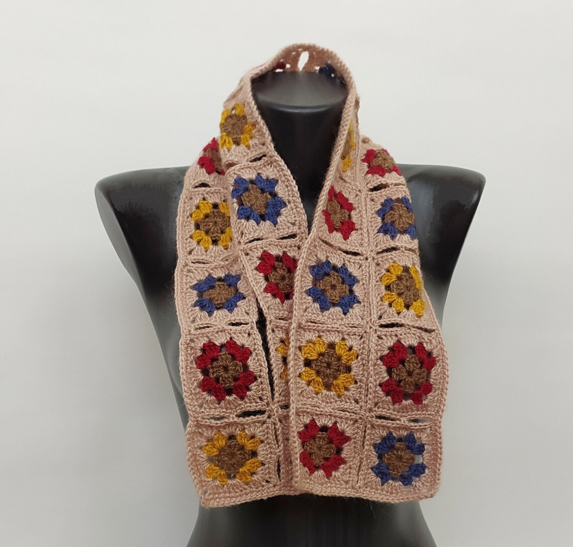 Keyhole Scarf PATTERN PDF Tutorial With Foto and | Etsy