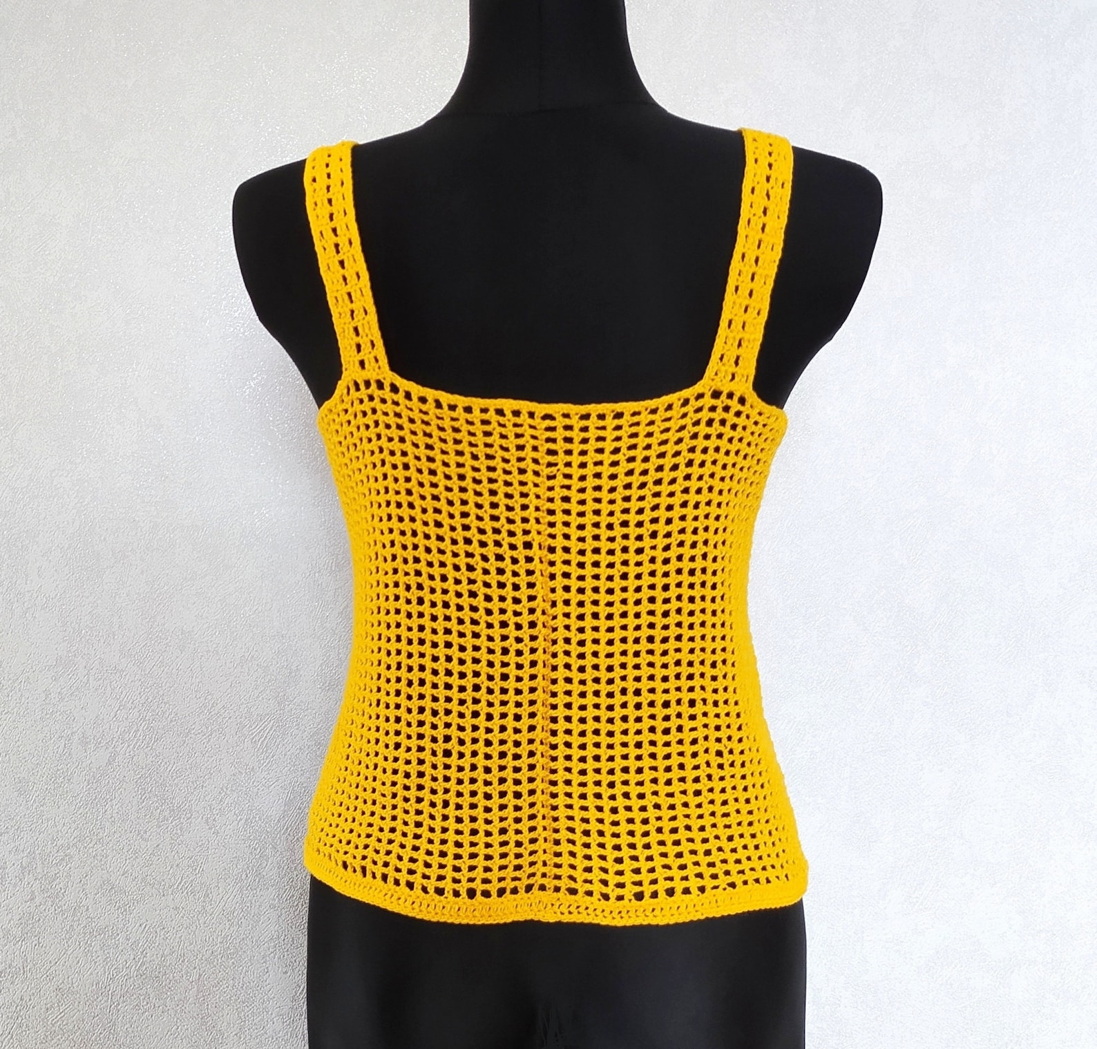 Crochet Lace Summer Tank Top PATTERN, PDF - Etsy
