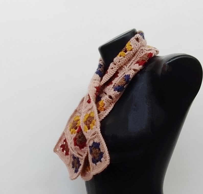 Keyhole Scarf PATTERN PDF Tutorial With Foto and | Etsy