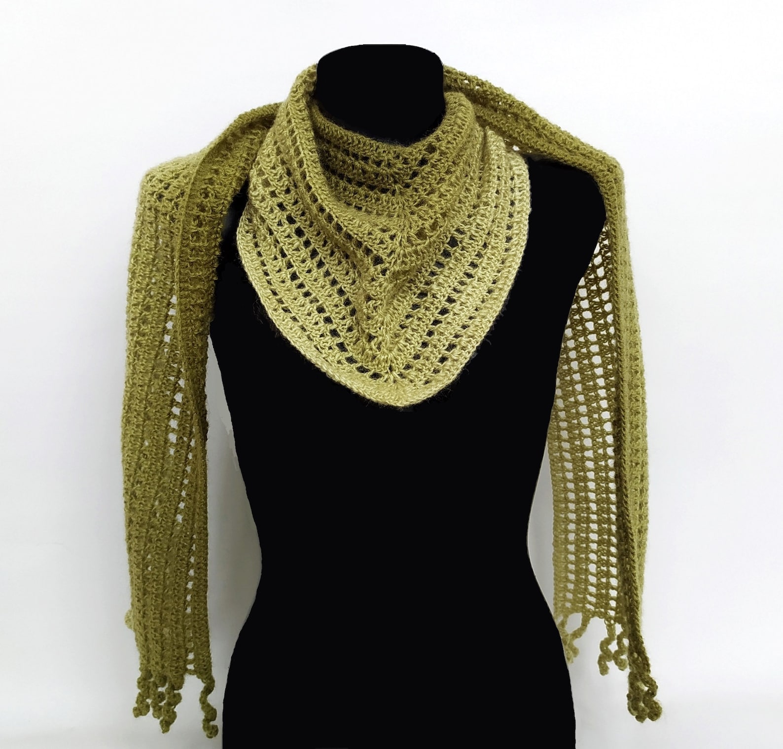 Crochet Scarf PATTERN PDF Tutorial With Foto and Diagrams - Etsy