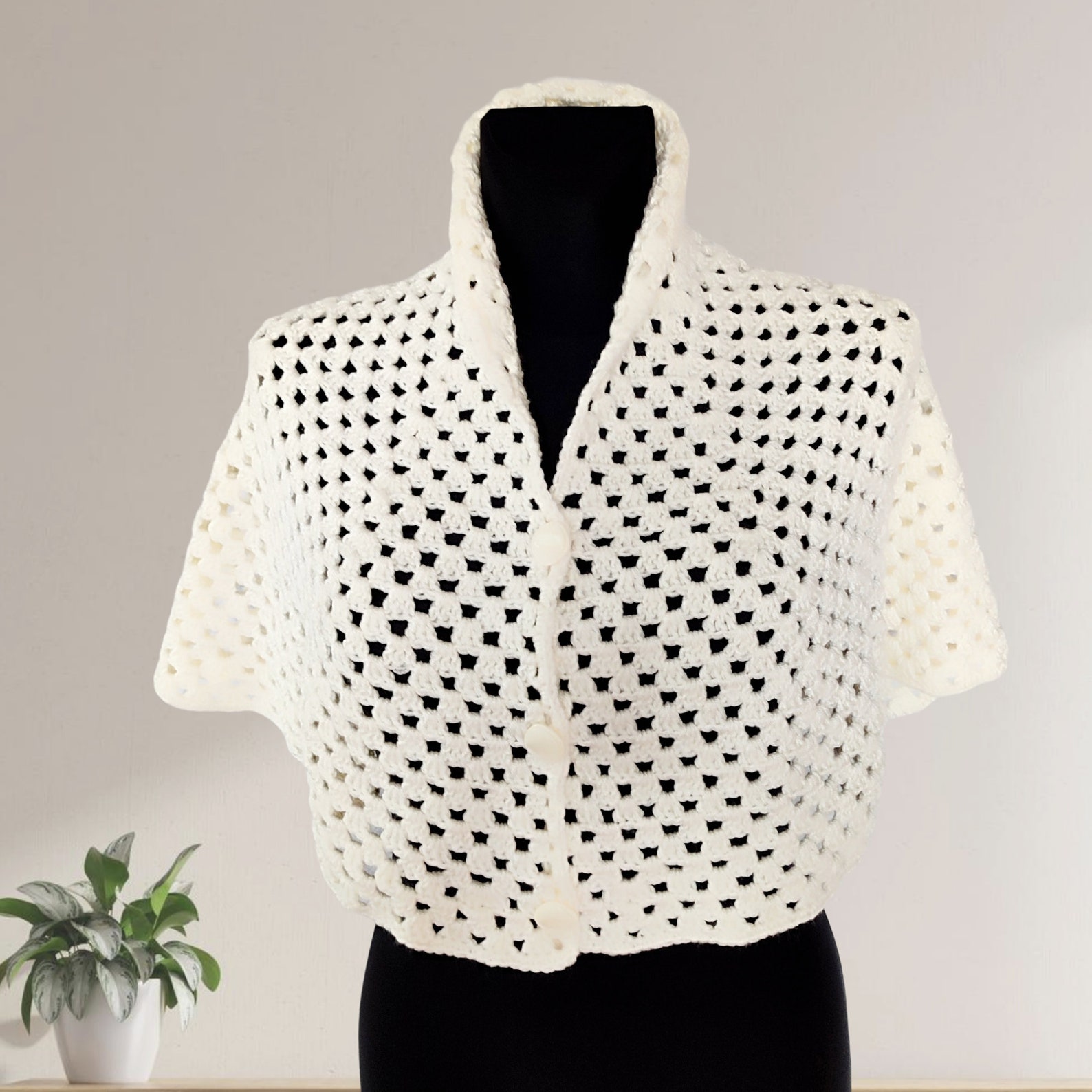 Crochet Capelet and Shawl PATTERN, Tutorial, Photo and Diagrams - Etsy