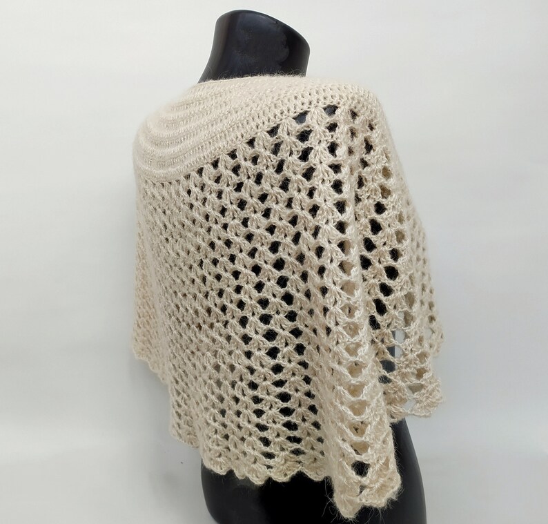 Crochet Lace Capelet PATTERN PDF Tutorials Foto and Diagrams - Etsy