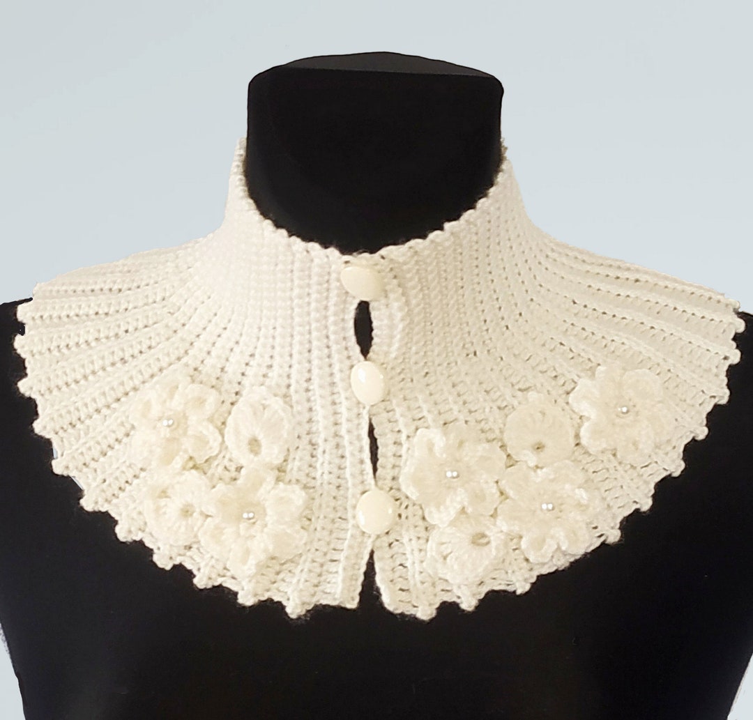 Crochet Woman Capelet PATTERN, Crochet Collar, Tutorial and Diagrams - Etsy