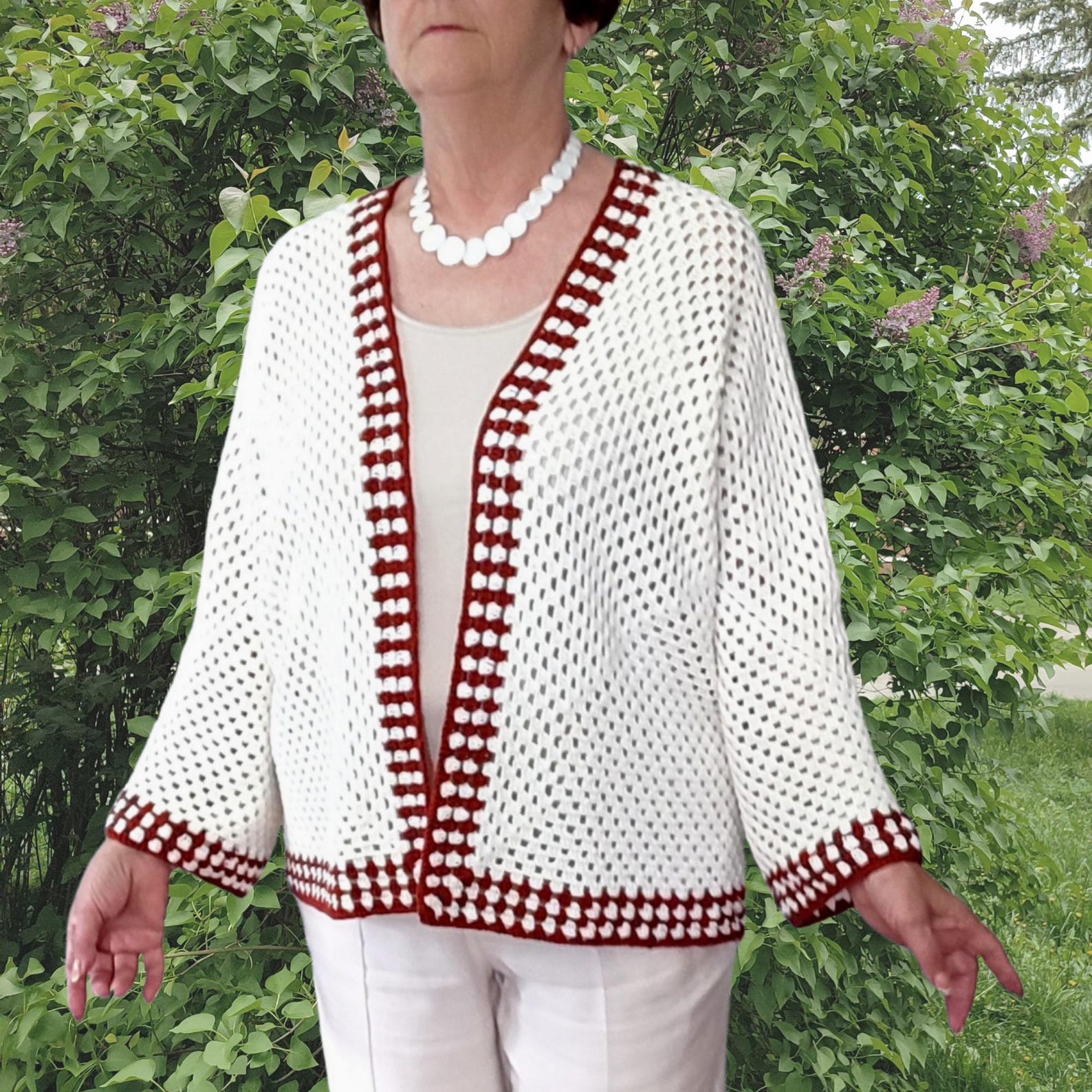Crochet Woman Cardigan Pattern, Tutorial, Photos, and Charts, Granny ...