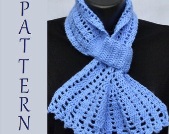Keyhole Scarf PATTERN PDF Tutorial With Foto and | Etsy