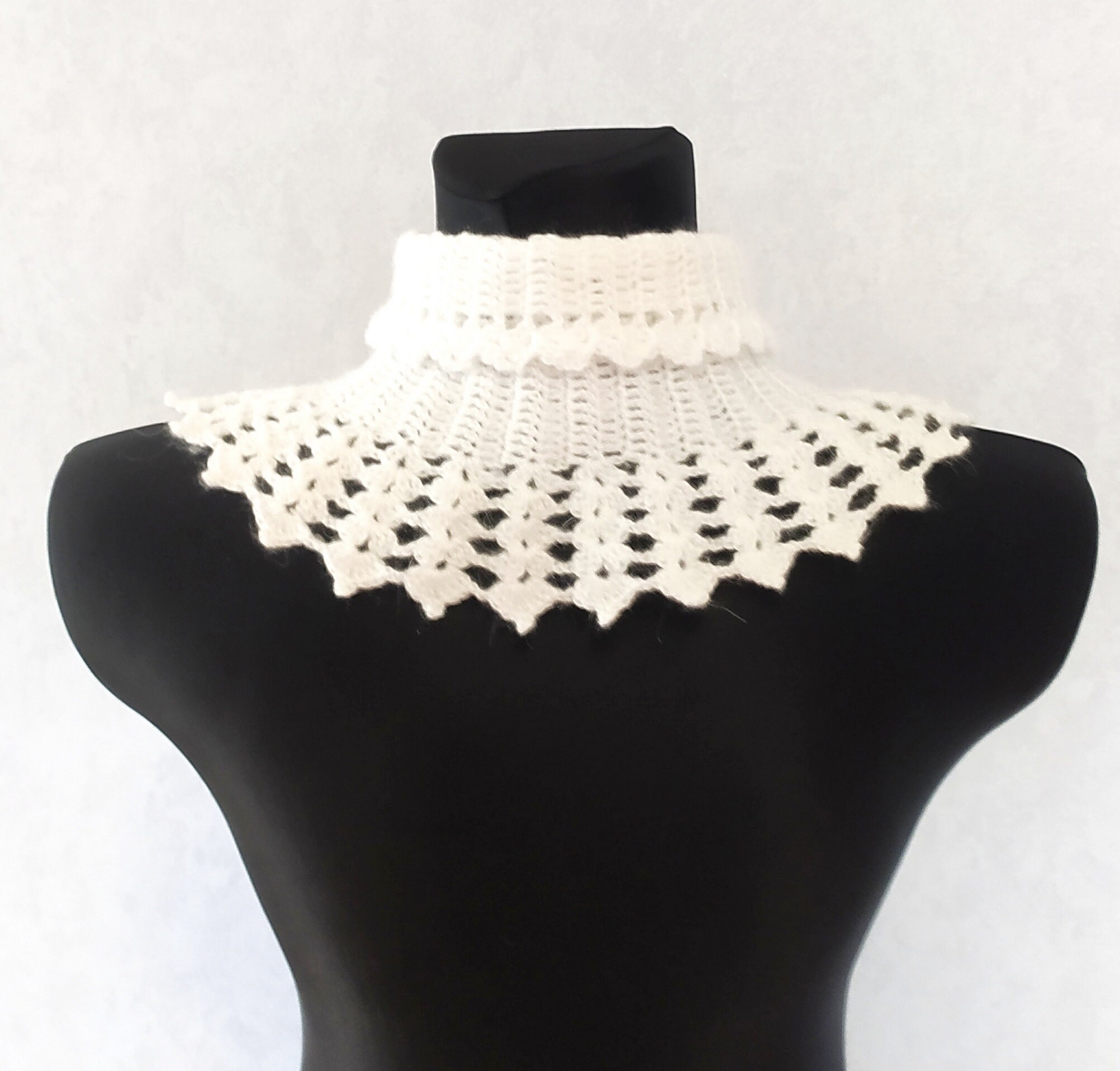 Ascot Keyhole Scarf PATTERN, Tutorial With Photo and Diagrams - Etsy