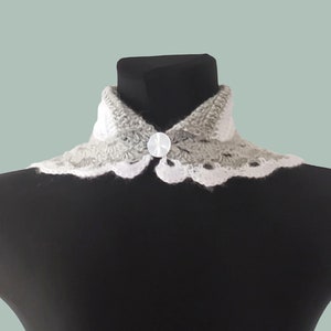 Crochet Woman Neck Warmer PATTERN, Crochet Collar, Tutorial With Photo ...