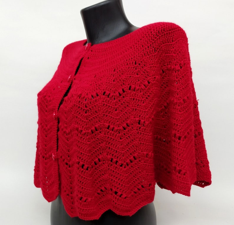 Crochet Capelet PATTERN Tutorial Photo Diagrams - Etsy