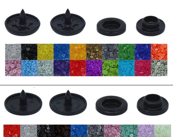KAM Color Sampler Cardsnap Fasteners Snap Buttons Snap on - Etsy