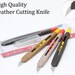 High Quality Leather Cutting Knifelockable Razor Knife Leathercraft ...
